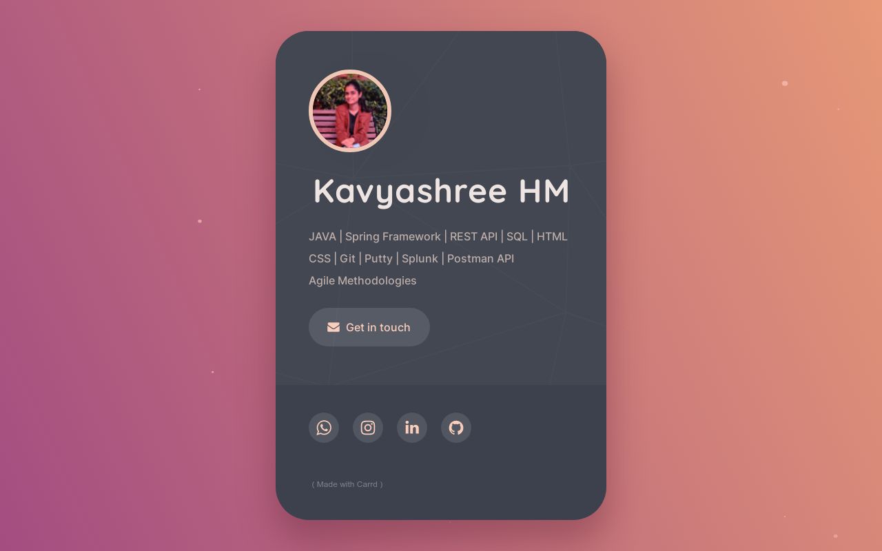 Kavya | Profile